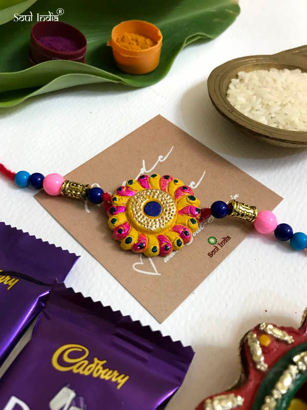 Handmade Terracotta RAKHI Gift Set – Soul India