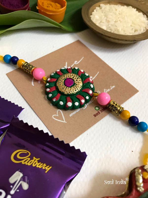 Handmade Terracotta RAKHI Gift Set – Soul India