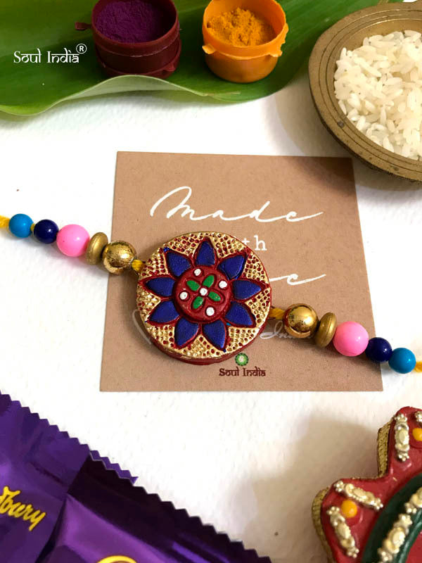 Handmade Terracotta RAKHI Gift Set – Soul India